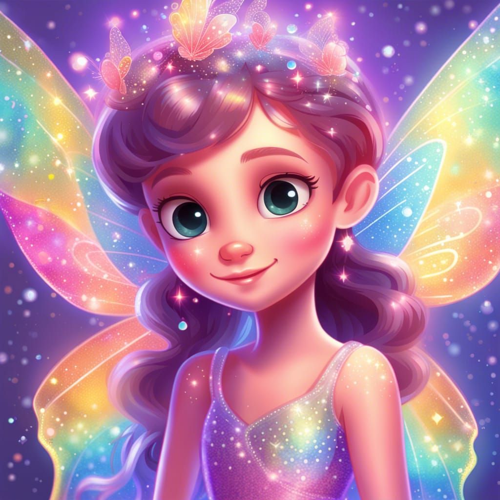 glitter pixie - AI Generated Artwork - NightCafe Creator