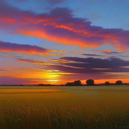 Sunset - AI Generated Artwork - NightCafe Creator