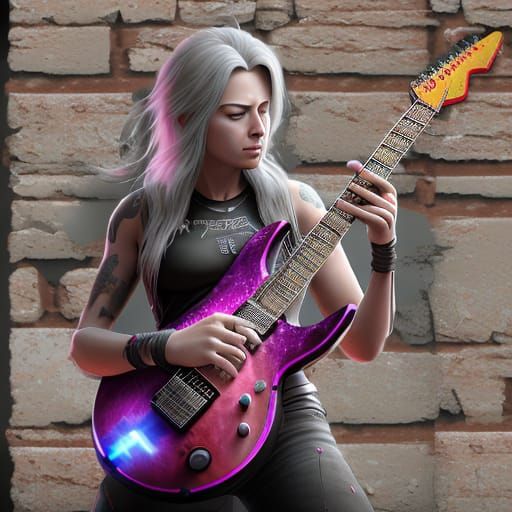 Punk rocker - AI Generated Artwork - NightCafe Creator