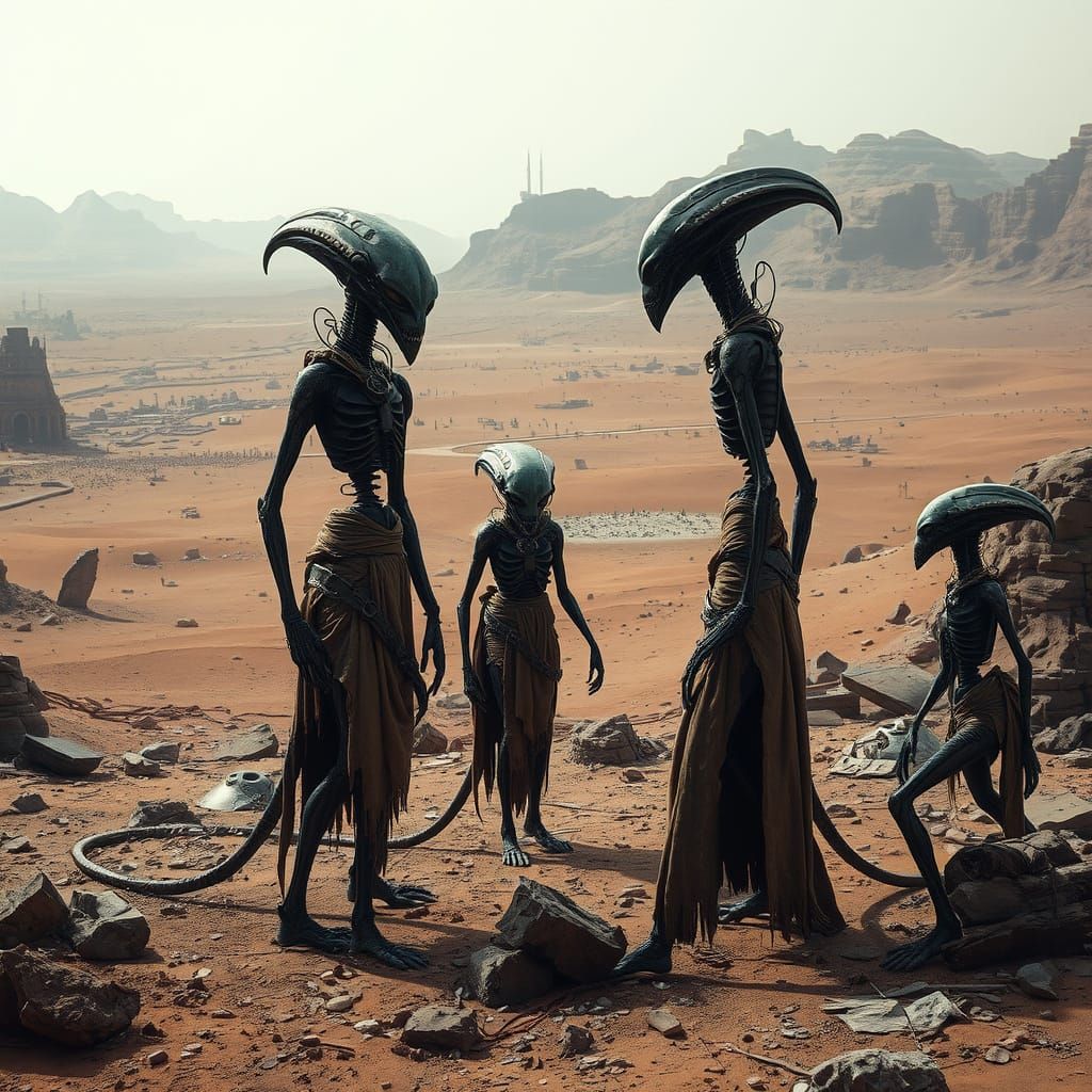 All the aliens that attacked Mars, spoke AKK in comics.