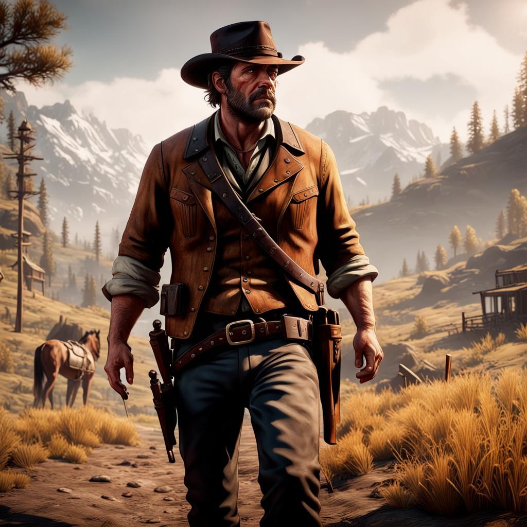 Arthur Morgan - AI Generated Artwork - NightCafe Creator