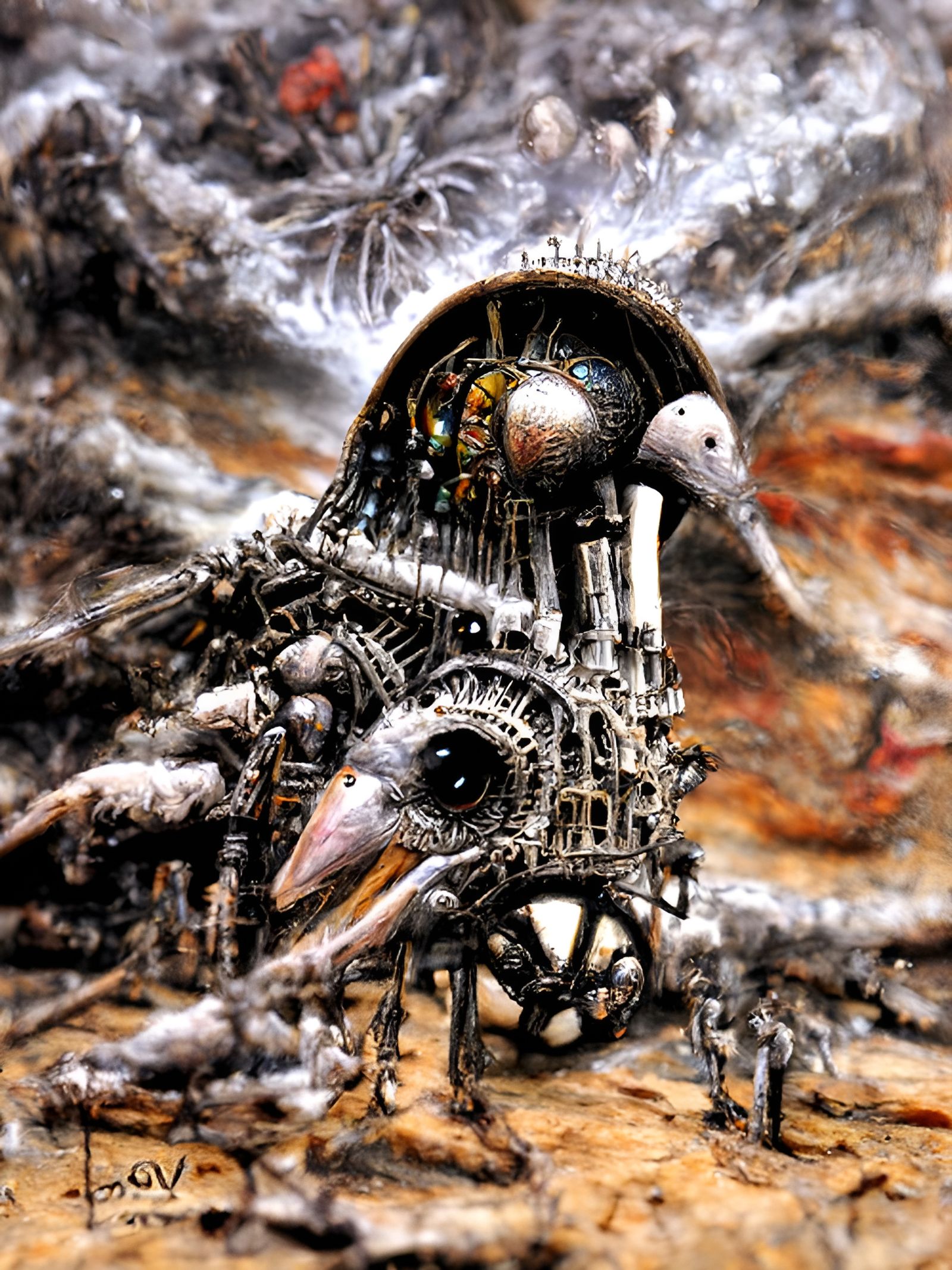 Mechanical Bird - AI Generated Artwork - NightCafe Creator