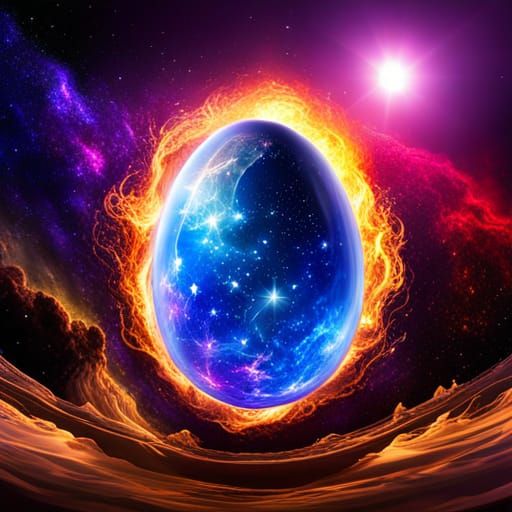 celestial egg - AI Generated Artwork - NightCafe Creator