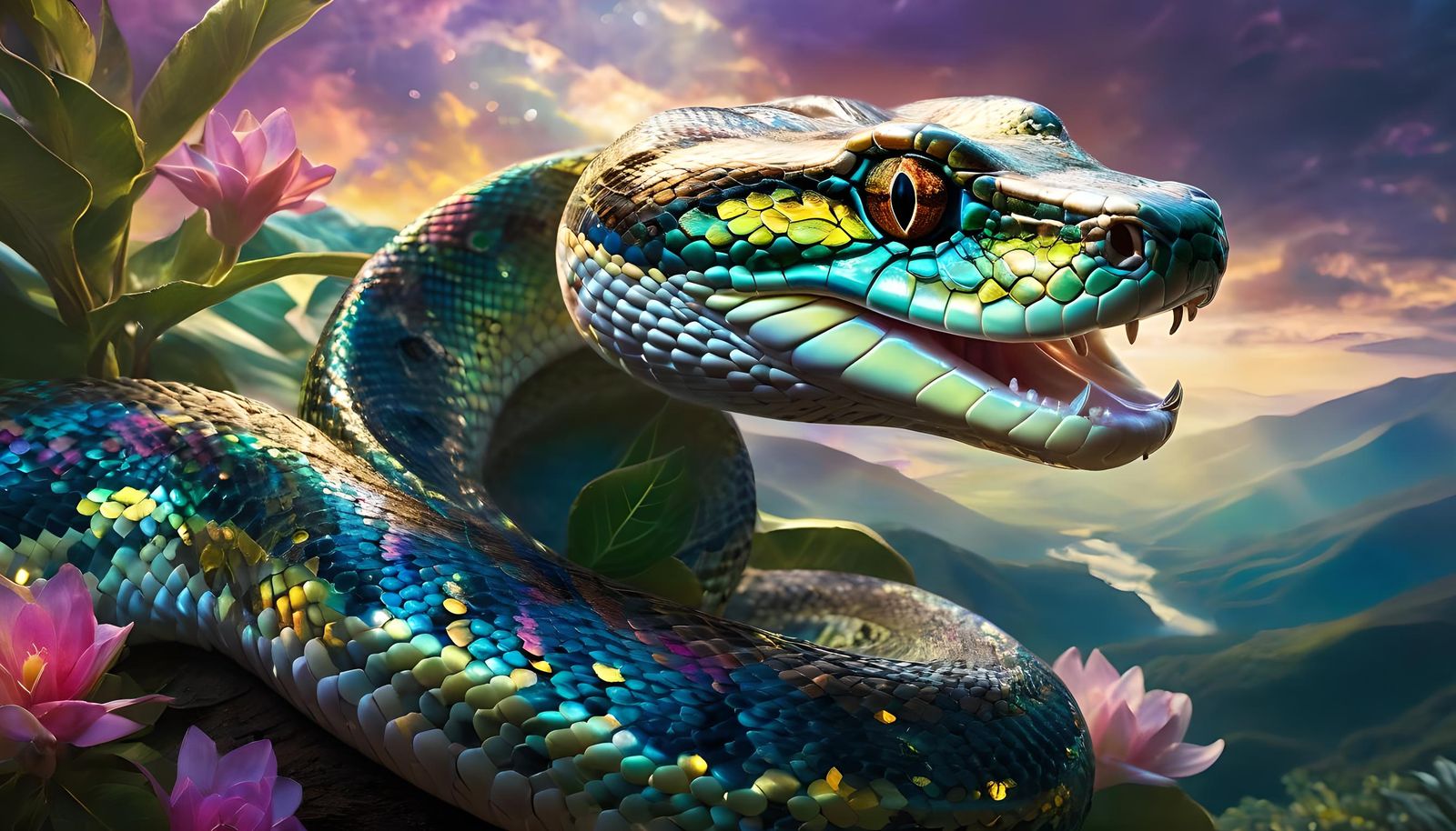 Snake - AI Generated Artwork - NightCafe Creator