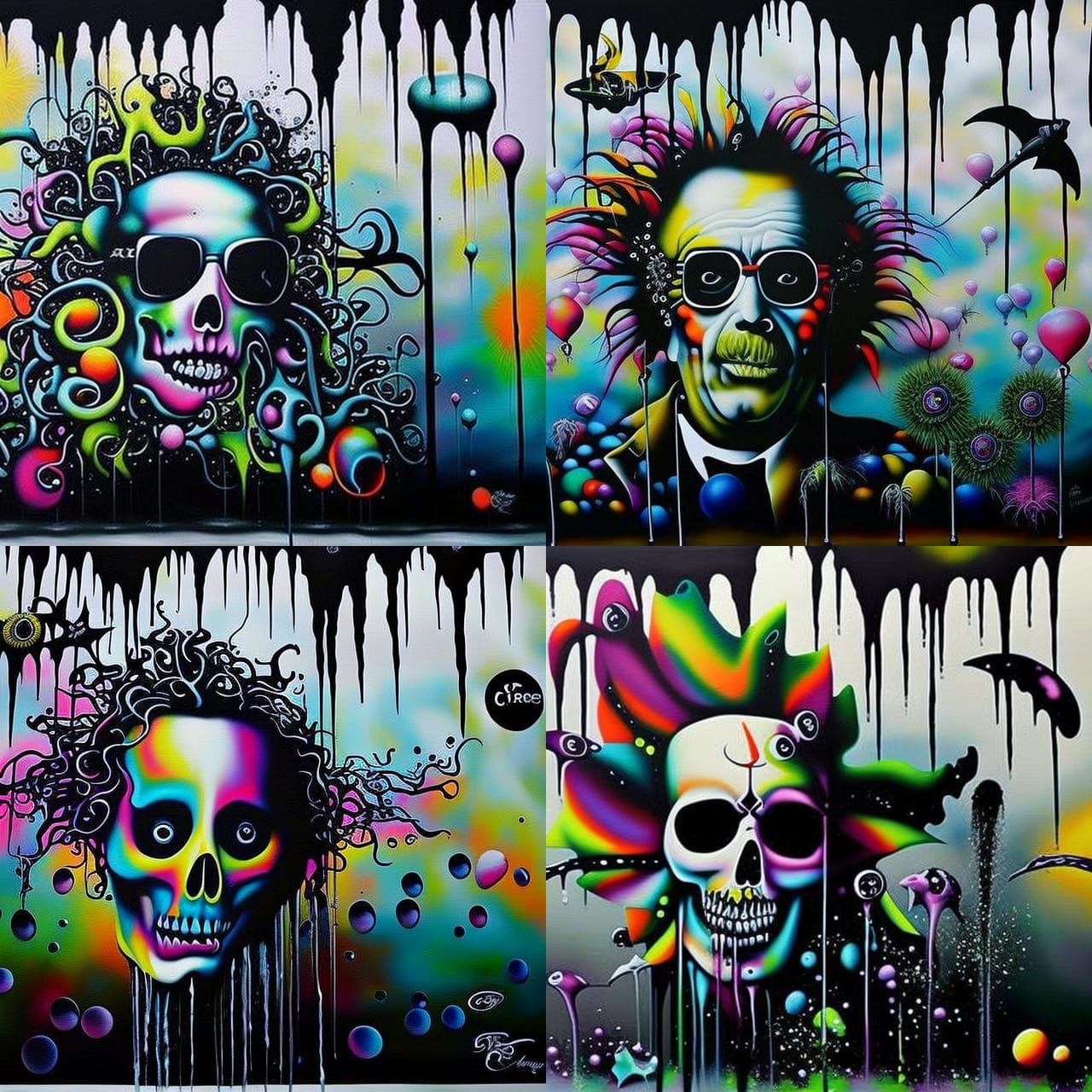 Untitled Creation By Greg Rutkowski Tim Burton graffiti art, splash art ...