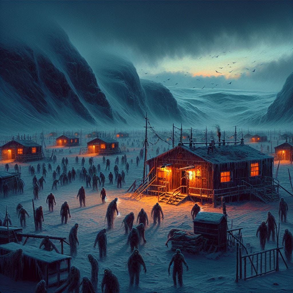 U.S. Research Station Outpost #21 Antarctica - AI Generated Artwork ...