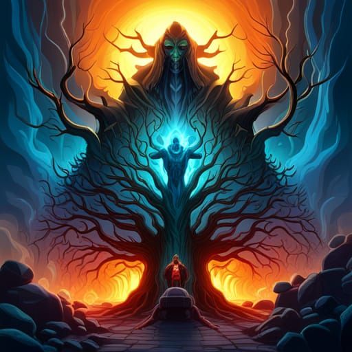 Demon Tree - AI Generated Artwork - NightCafe Creator