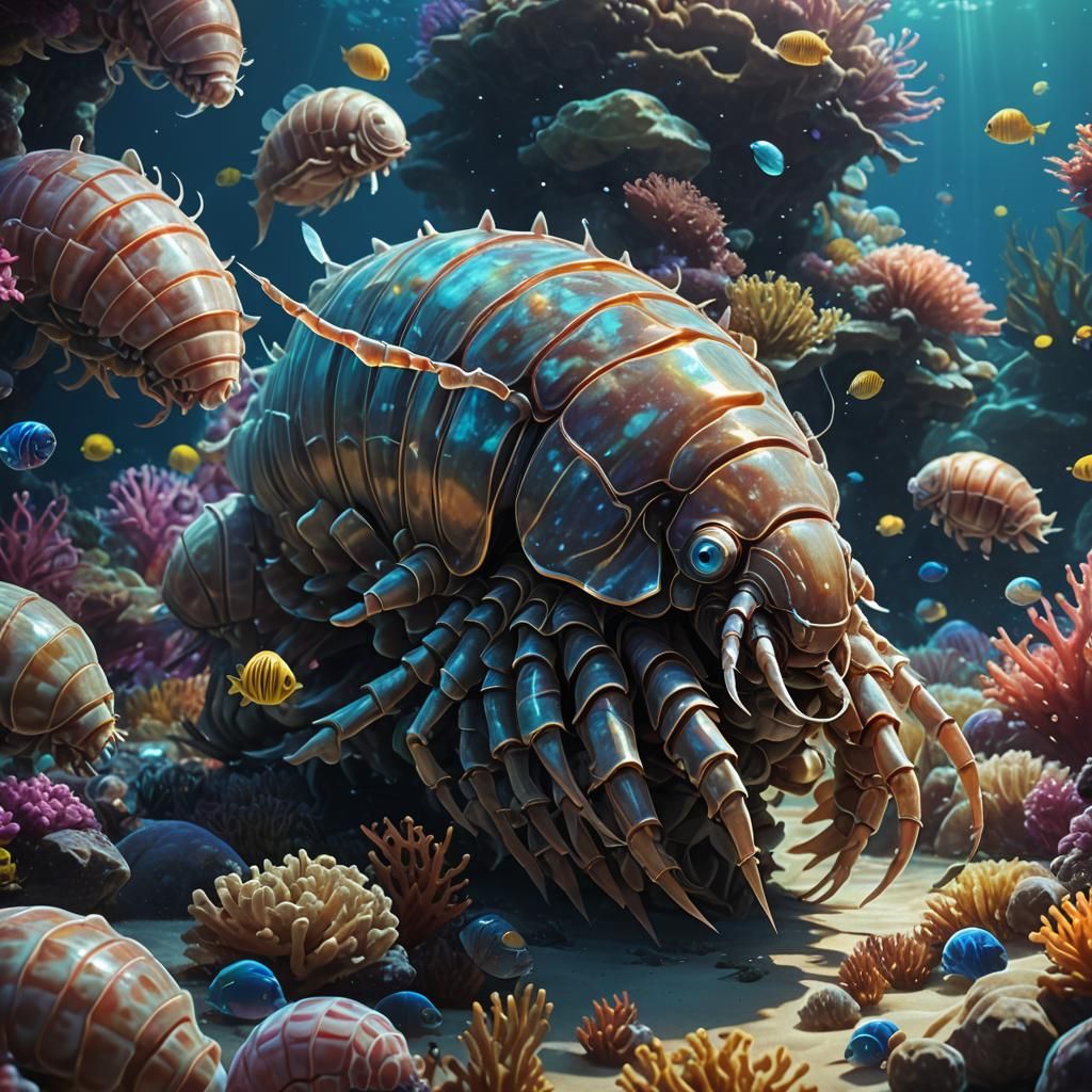 The Giant Isopod - AI Generated Artwork - NightCafe Creator