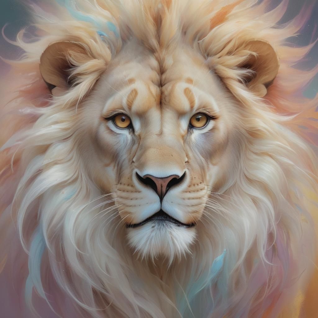 ghostly gossamer, airy, wispy, translucent, ethereal, limpid lion ...