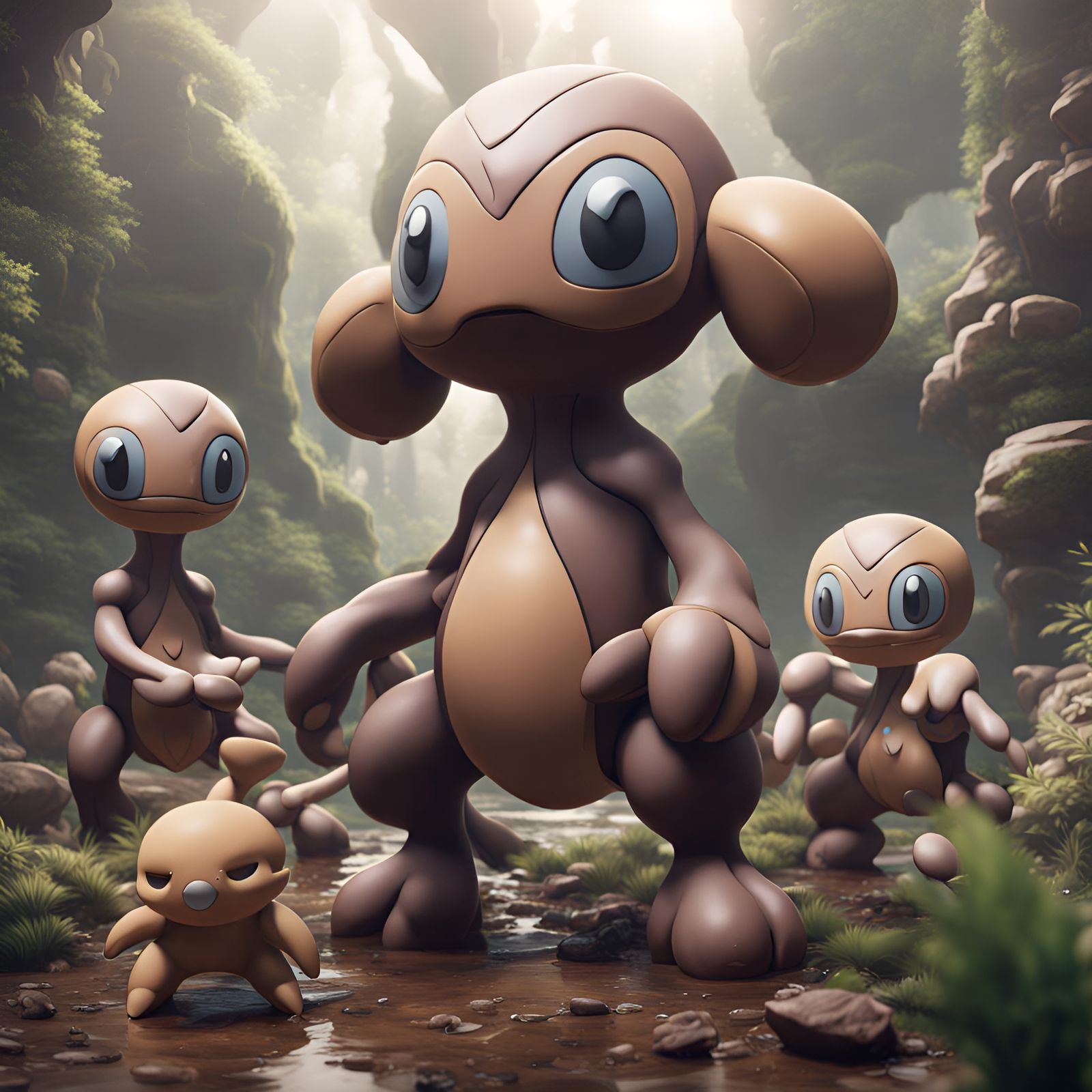 Monkey Pokemon - AI Generated Artwork - NightCafe Creator