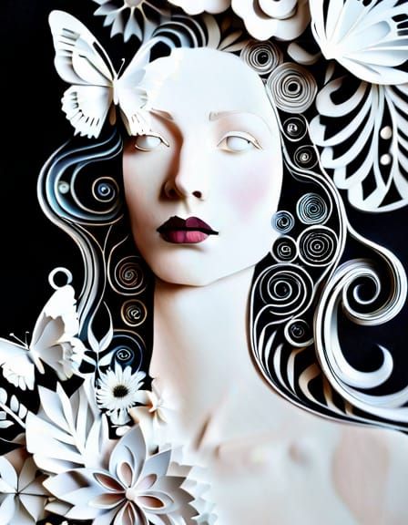 Paper White - AI Generated Artwork - NightCafe Creator