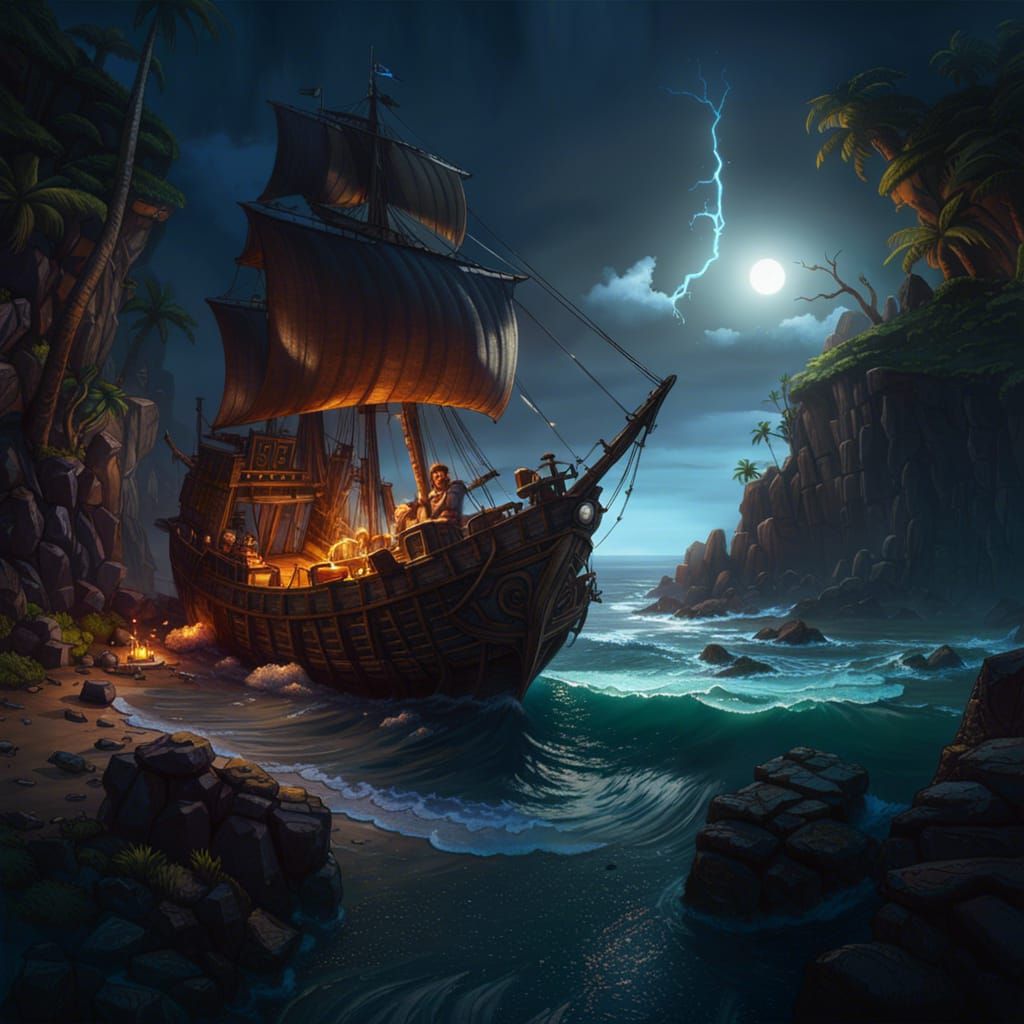 Run Aground - AI Generated Artwork - NightCafe Creator