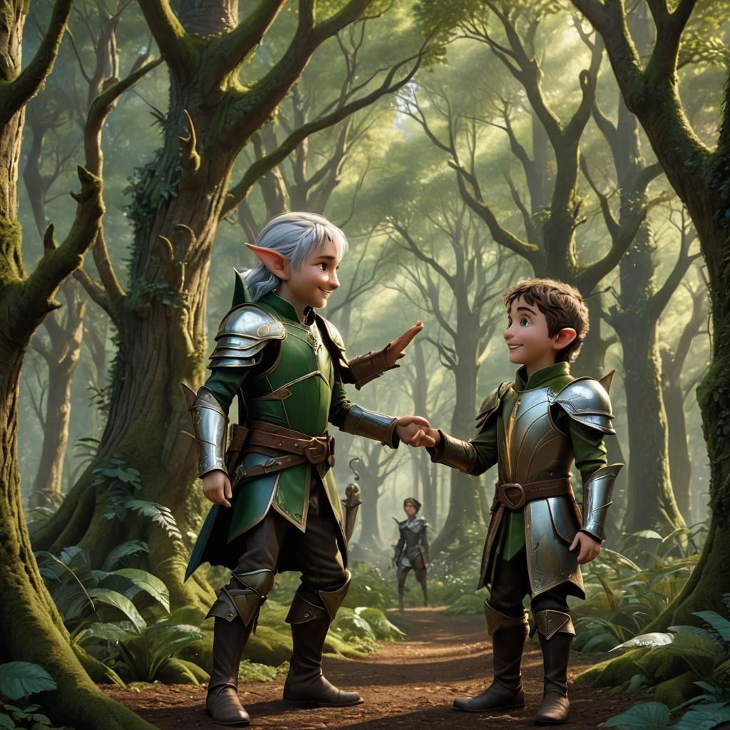 Forest Elves - AI Generated Artwork - NightCafe Creator