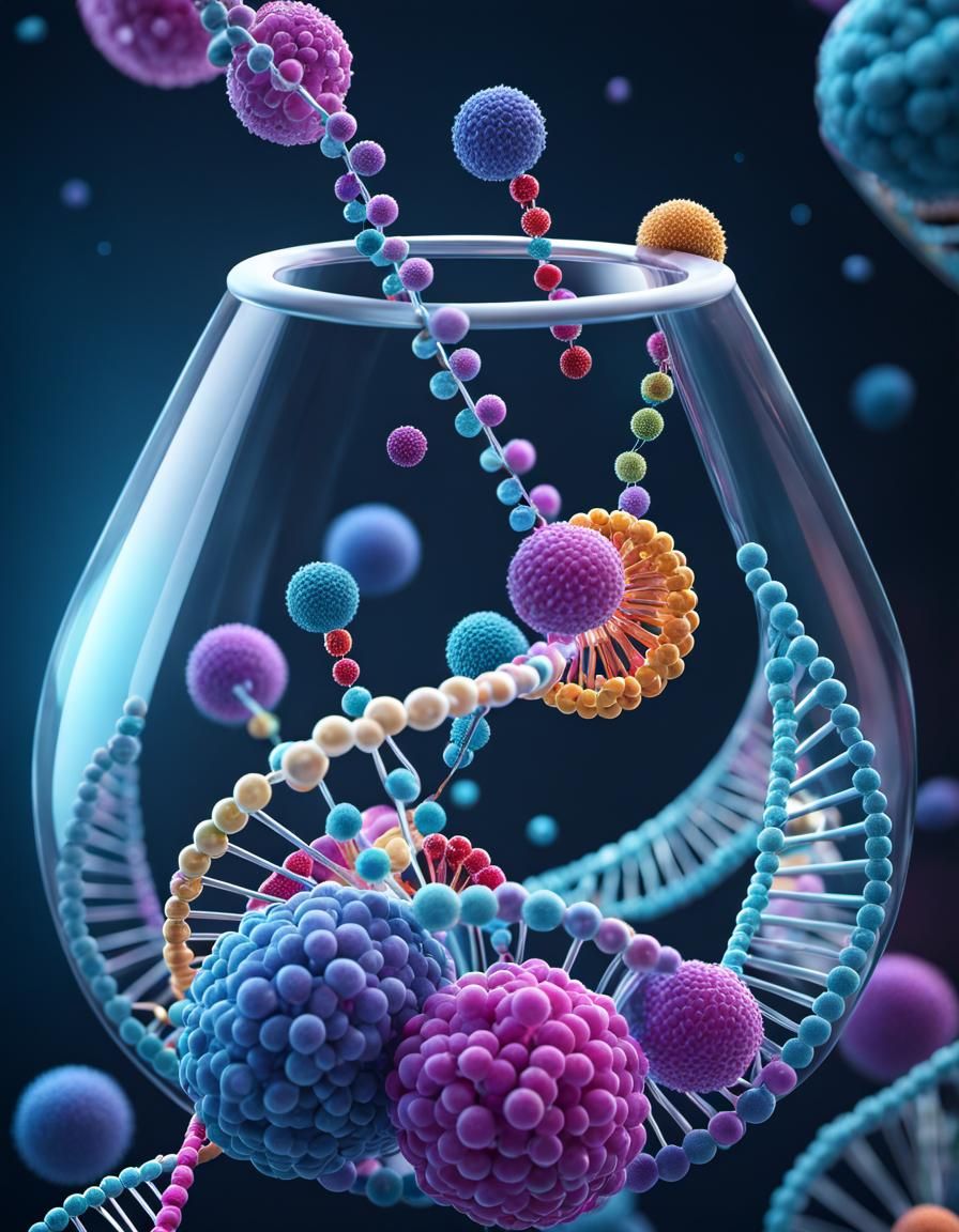 DNA - AI Generated Artwork - NightCafe Creator