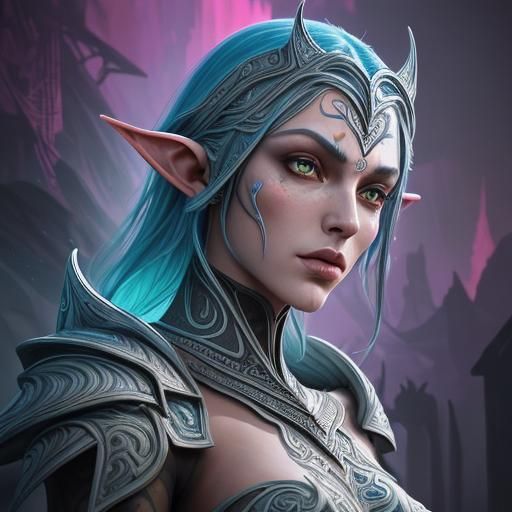 Altmer, elder scrolls high elf - AI Generated Artwork - NightCafe Creator