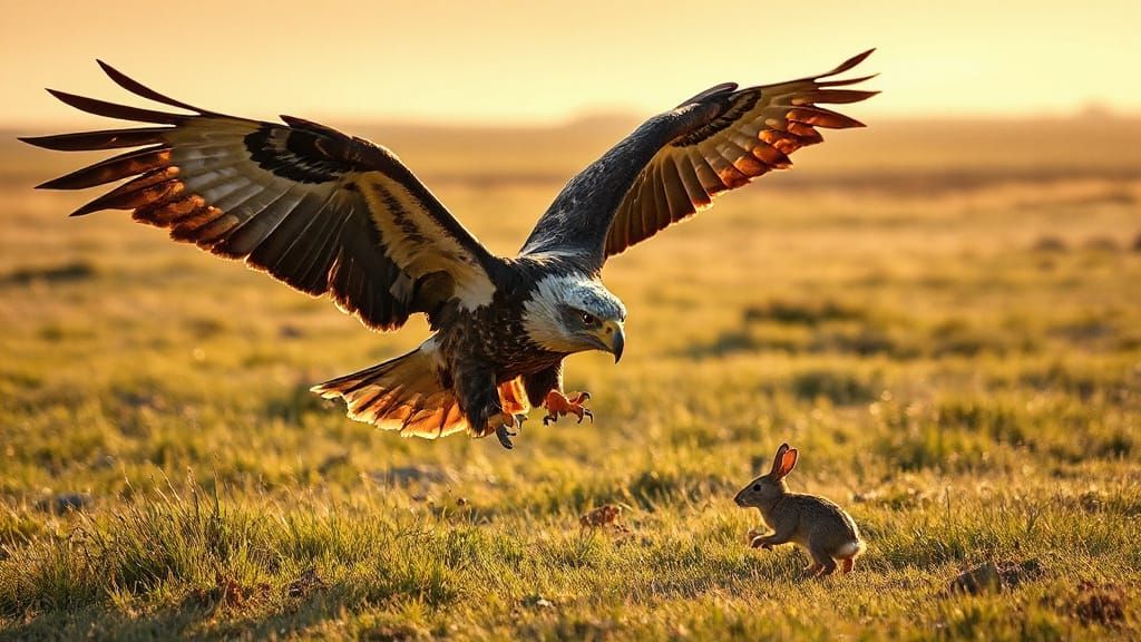 Eagle and rabbit 02 - Eagle and rabbit 02