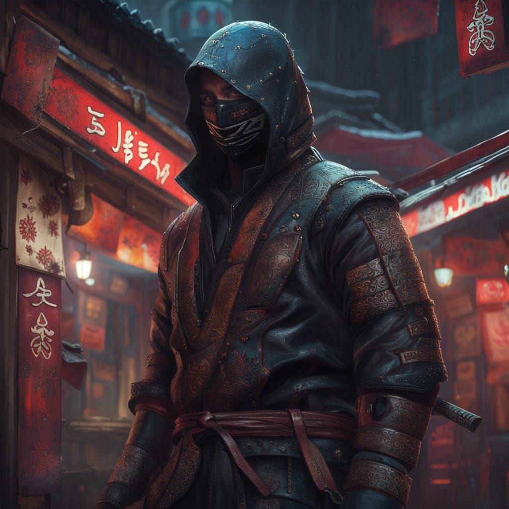 Ninja - AI Generated Artwork - NightCafe Creator