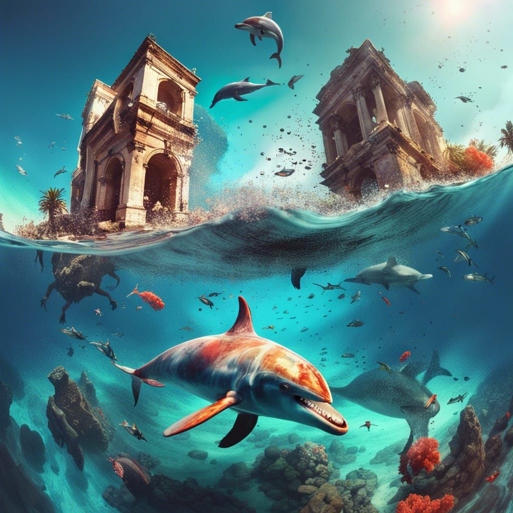 Exploring the ocean world! - AI Generated Artwork - NightCafe Creator