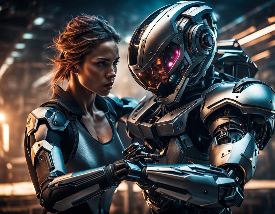 Human versus bot - AI Generated Artwork - NightCafe Creator