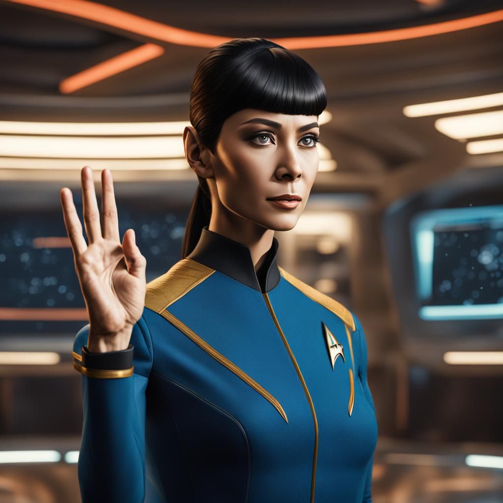 Concerning, "Live Long and Prosper" - 1 of 2 - AI Generated Artwork ...