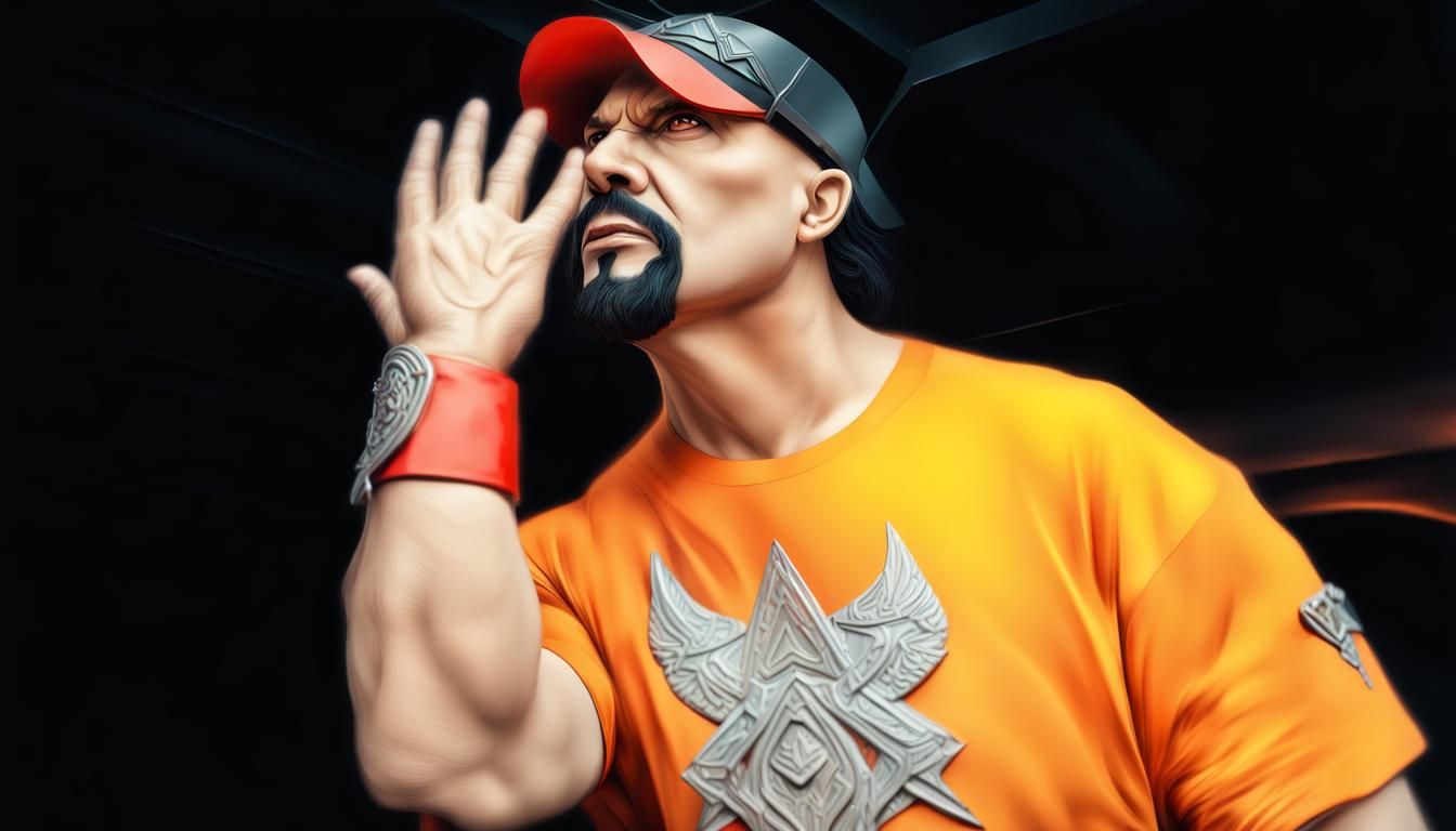 Klingon Jon C'Ena Cloak engaged - AI Generated Artwork - NightCafe Creator