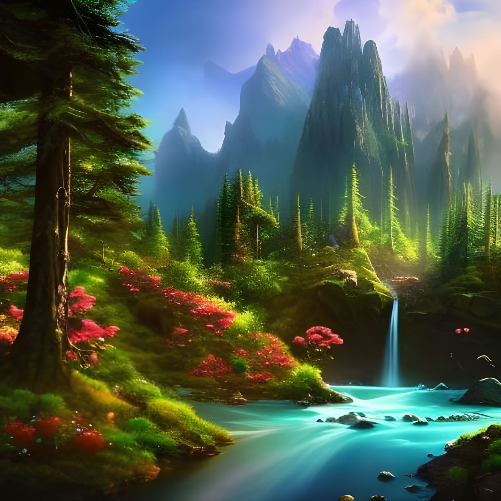 Enchanted Forest - AI Generated Artwork - NightCafe Creator