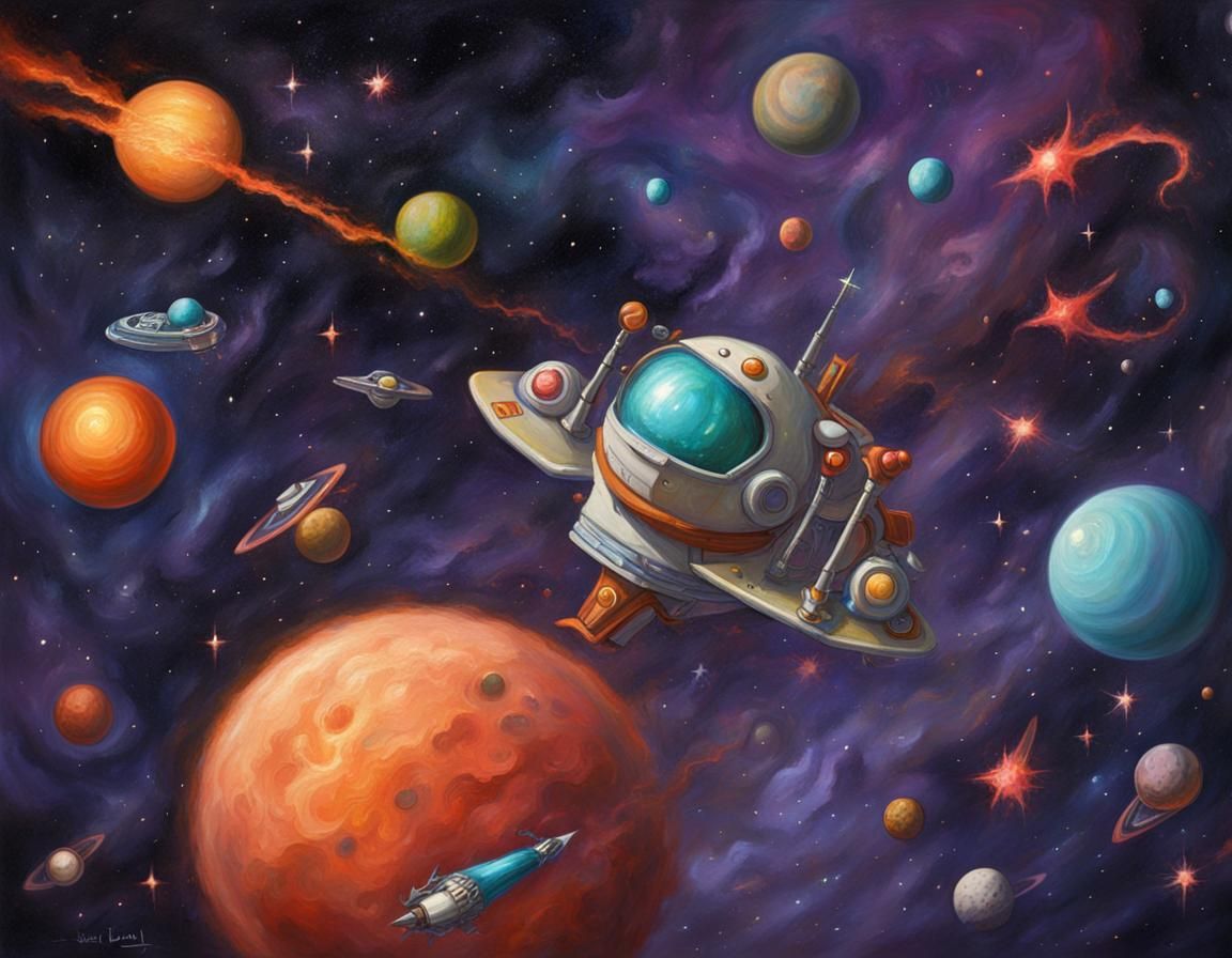 Space ship looking sus - AI Generated Artwork - NightCafe Creator