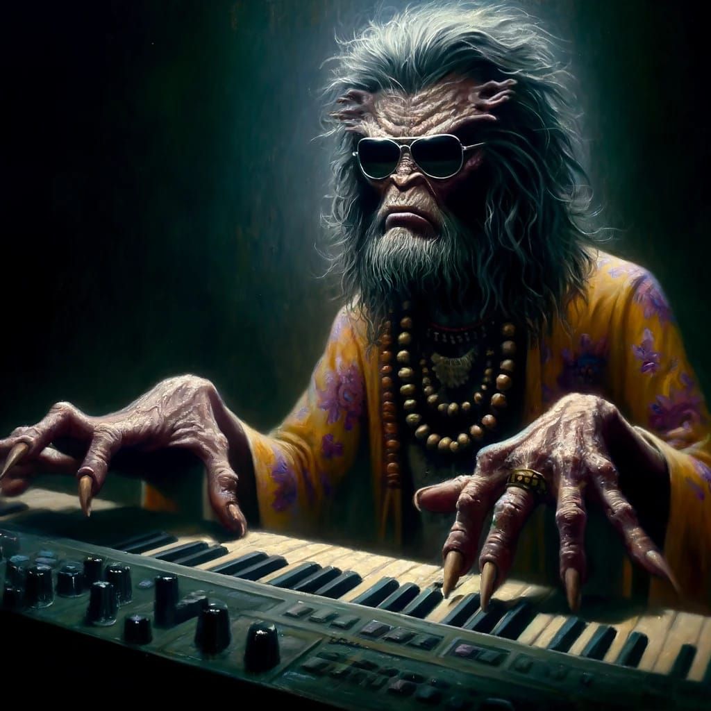 Cosmic Claw Composer - AI Generated Artwork - NightCafe Creator