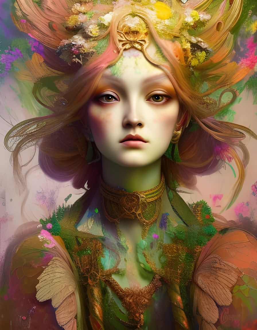 Erisalinde - Painting - AI Generated Artwork - NightCafe Creator