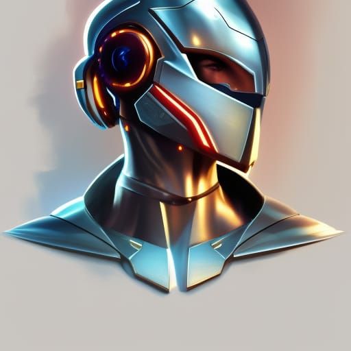Cyber Knight - AI Generated Artwork - NightCafe Creator