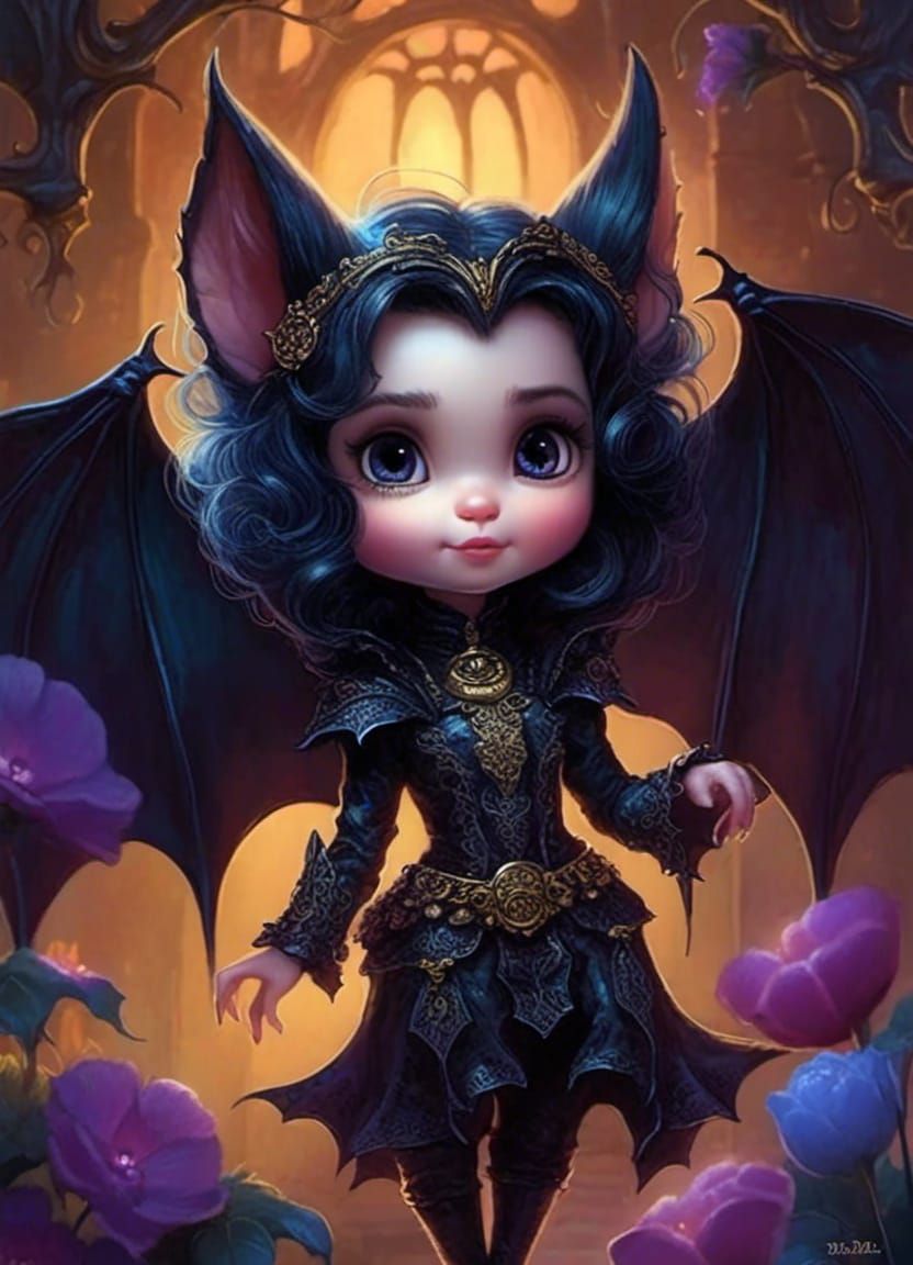 Tiny Vampire - AI Generated Artwork - NightCafe Creator