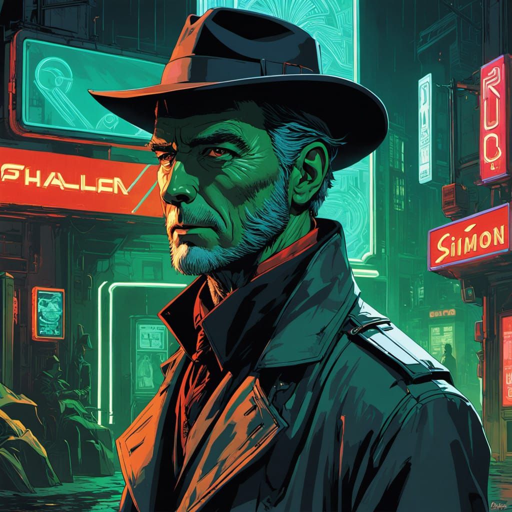 Detective in a Dystopian World - Dystopian Detective Corn i...