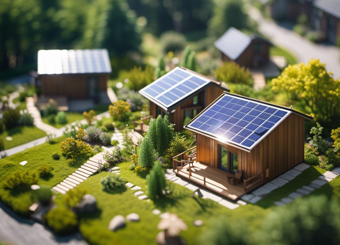 Solarpunk homes - AI Generated Artwork - NightCafe Creator