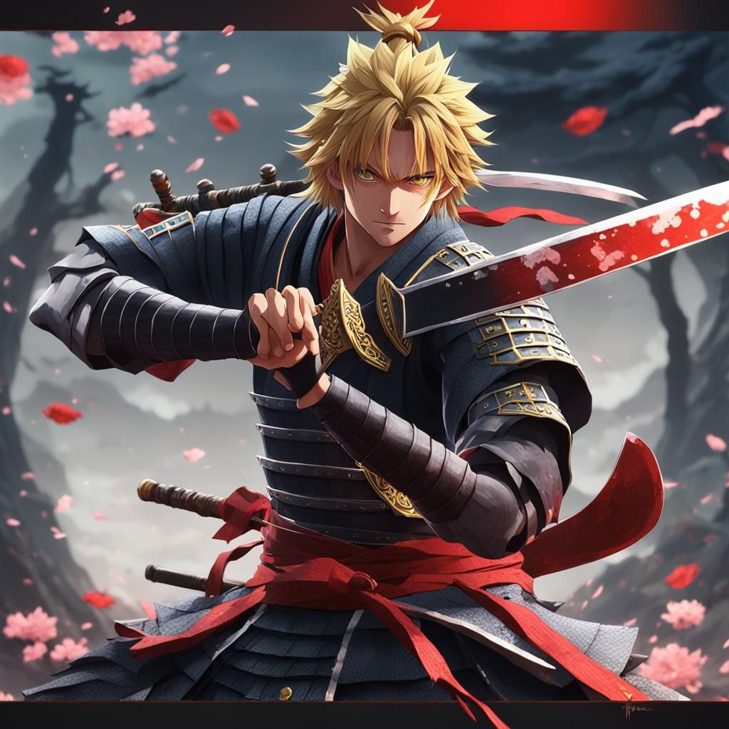Meliodas as a samurai - AI Generated Artwork - NightCafe Creator