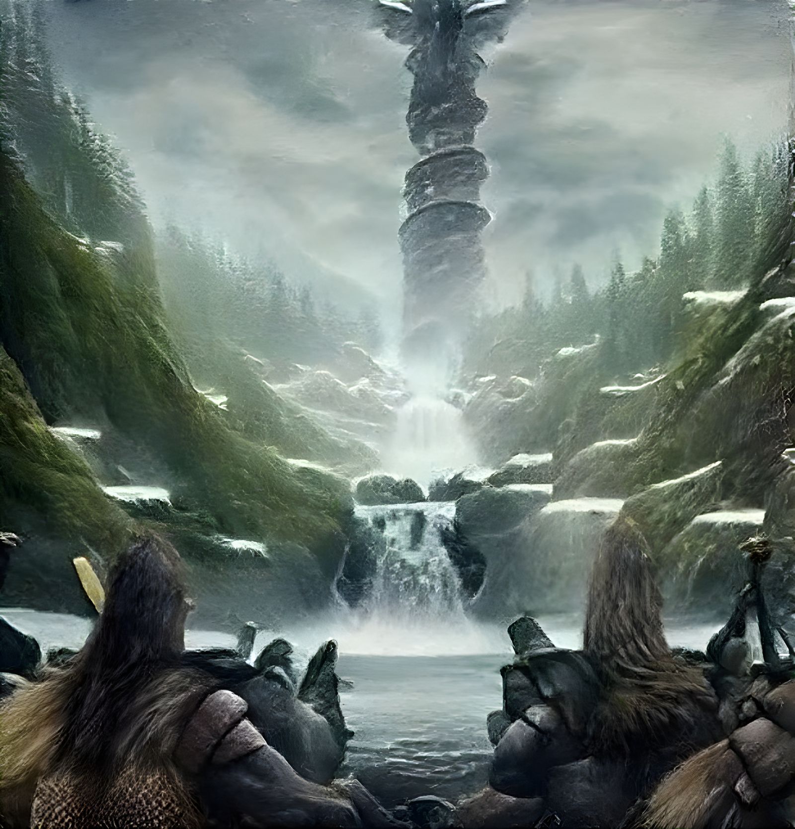 The Vikings Pillar of Victory - AI Generated Artwork - NightCafe Creator