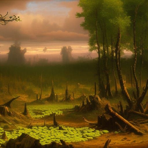 Toxic Forest 2 - AI Generated Artwork - NightCafe Creator