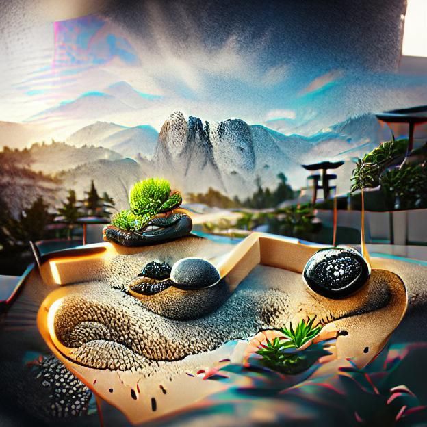 Zen Garden - AI Generated Artwork - NightCafe Creator