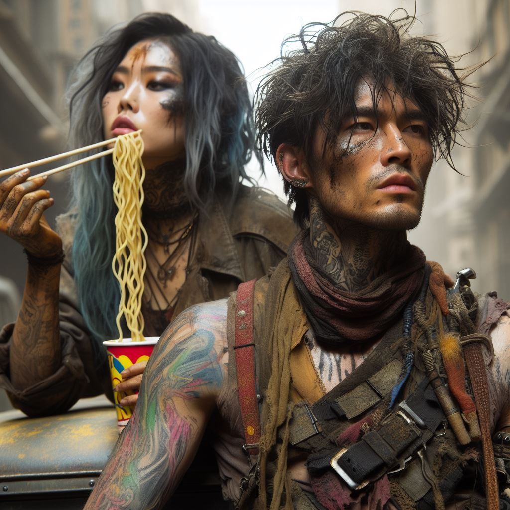 Noodle Break - AI Generated Artwork - NightCafe Creator