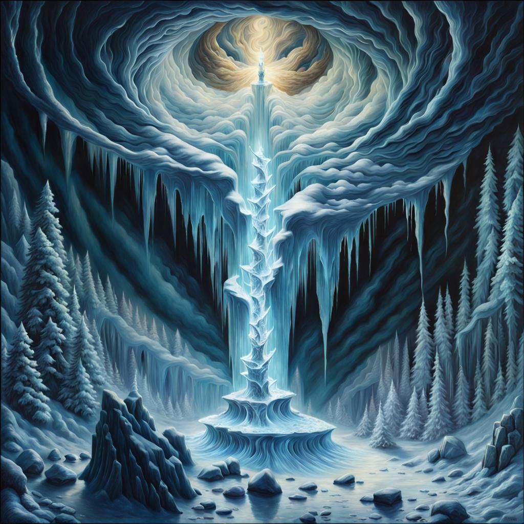 Ice Sculpture - AI Generated Artwork - NightCafe Creator