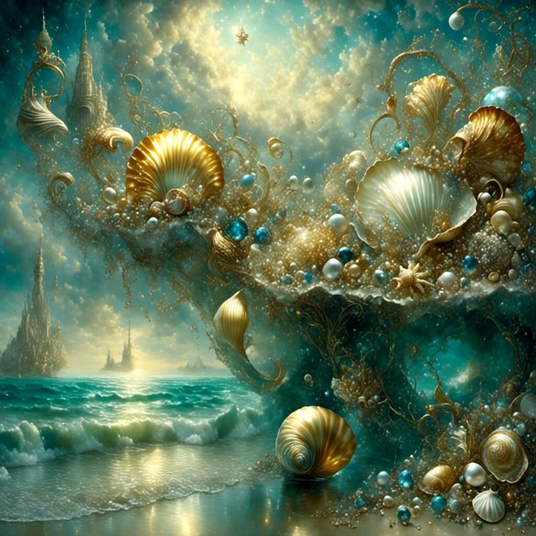 Seashell Fantasy - AI Generated Artwork - NightCafe Creator