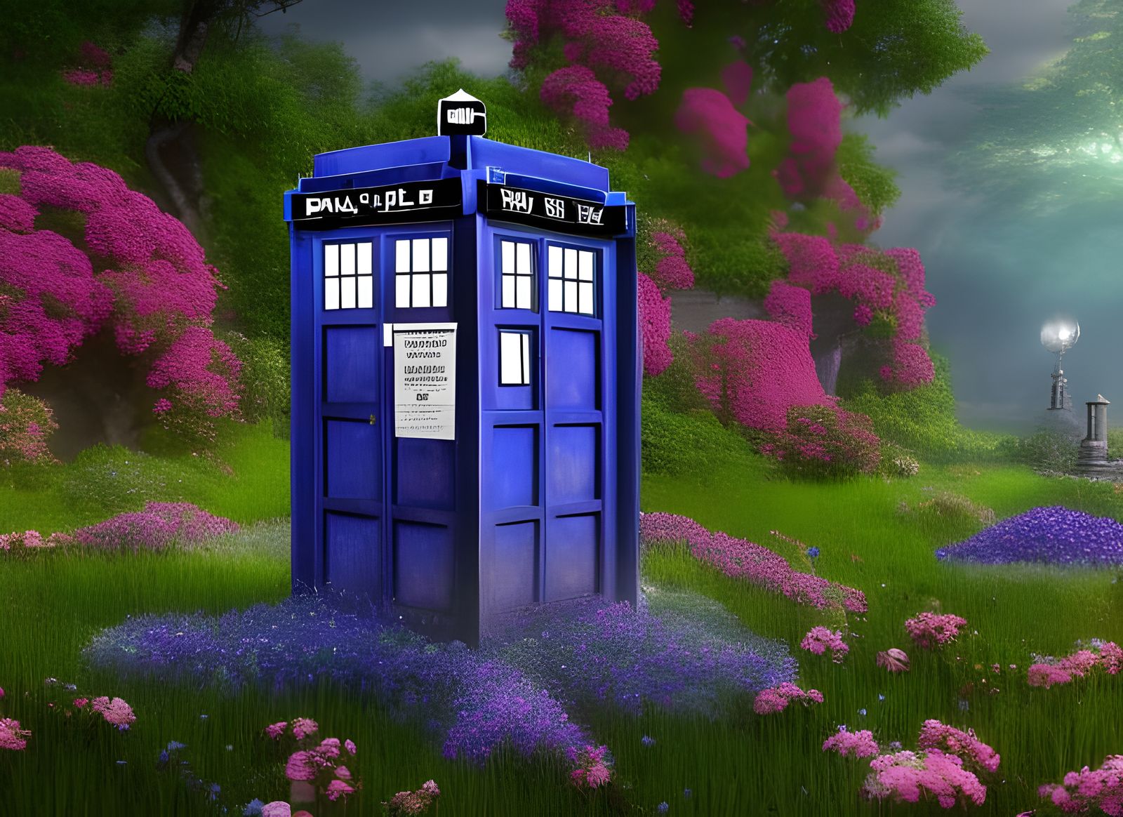 TARDIS - AI Generated Artwork - NightCafe Creator