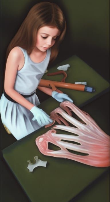 Child &, Deformed Hand - AI Generated Artwork - NightCafe Creator