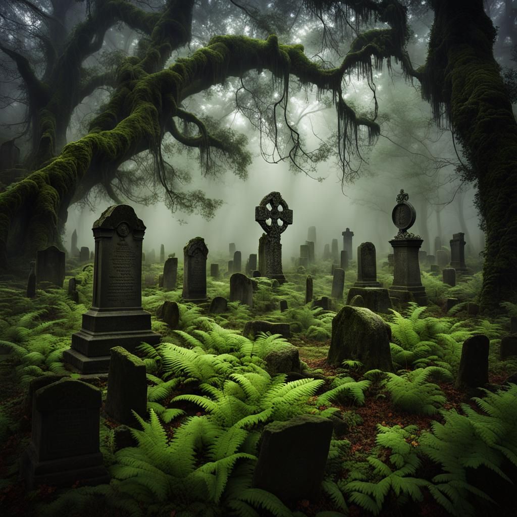 The Graveyard - AI Generated Artwork - NightCafe Creator