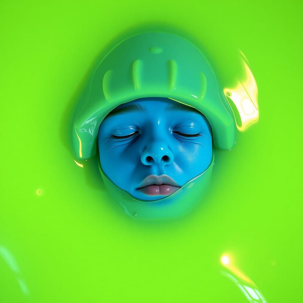 ☣️ Toxic - Surreal Toxic Scene in 1950s Aesthetic