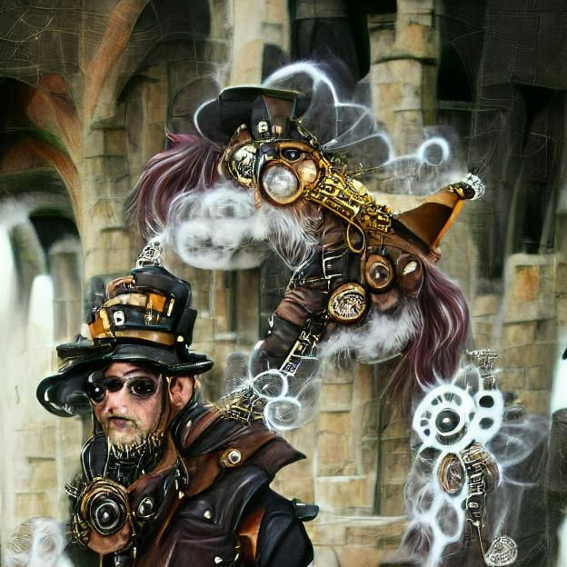steampunk wizard - AI Generated Artwork - NightCafe Creator