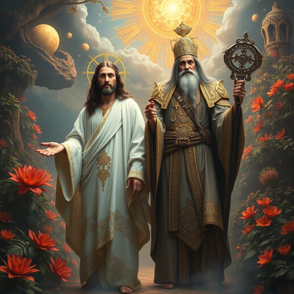 Jesus and Zoroaster - Divine Prophets in a Fantastical Realm