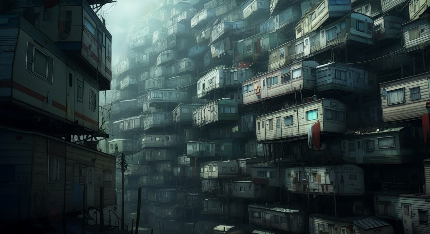 The Stacks, a poverty-stricken district!