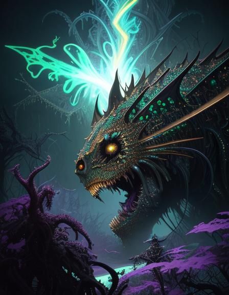 Raging Magical Beast - AI Generated Artwork - NightCafe Creator