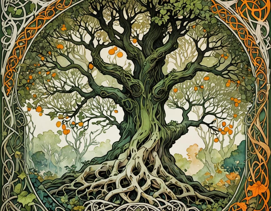 Interconnected life - AI Generated Artwork - NightCafe Creator