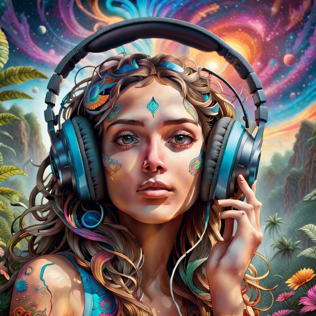 Trance-Goa music - AI Generated Artwork - NightCafe Creator